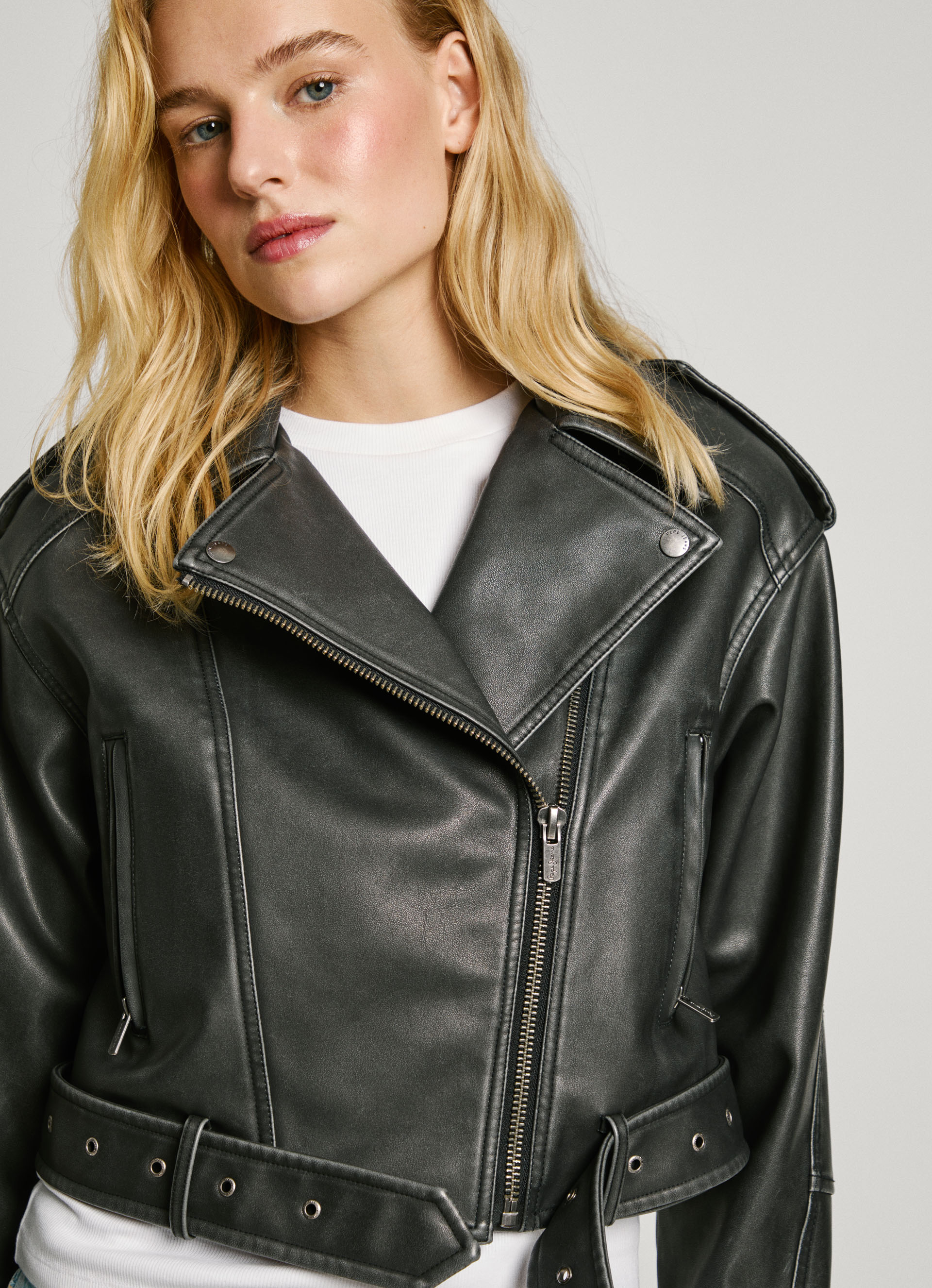 Cazadora Biker Efecto Piel | Pepe Jeans