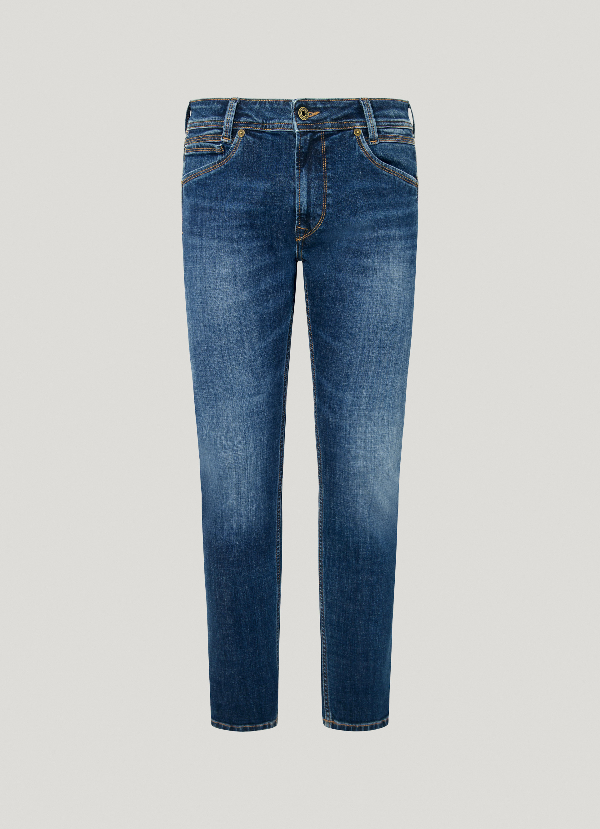 Taper Fit Mid-Rise Jeans - Spike | Pepe Jeans