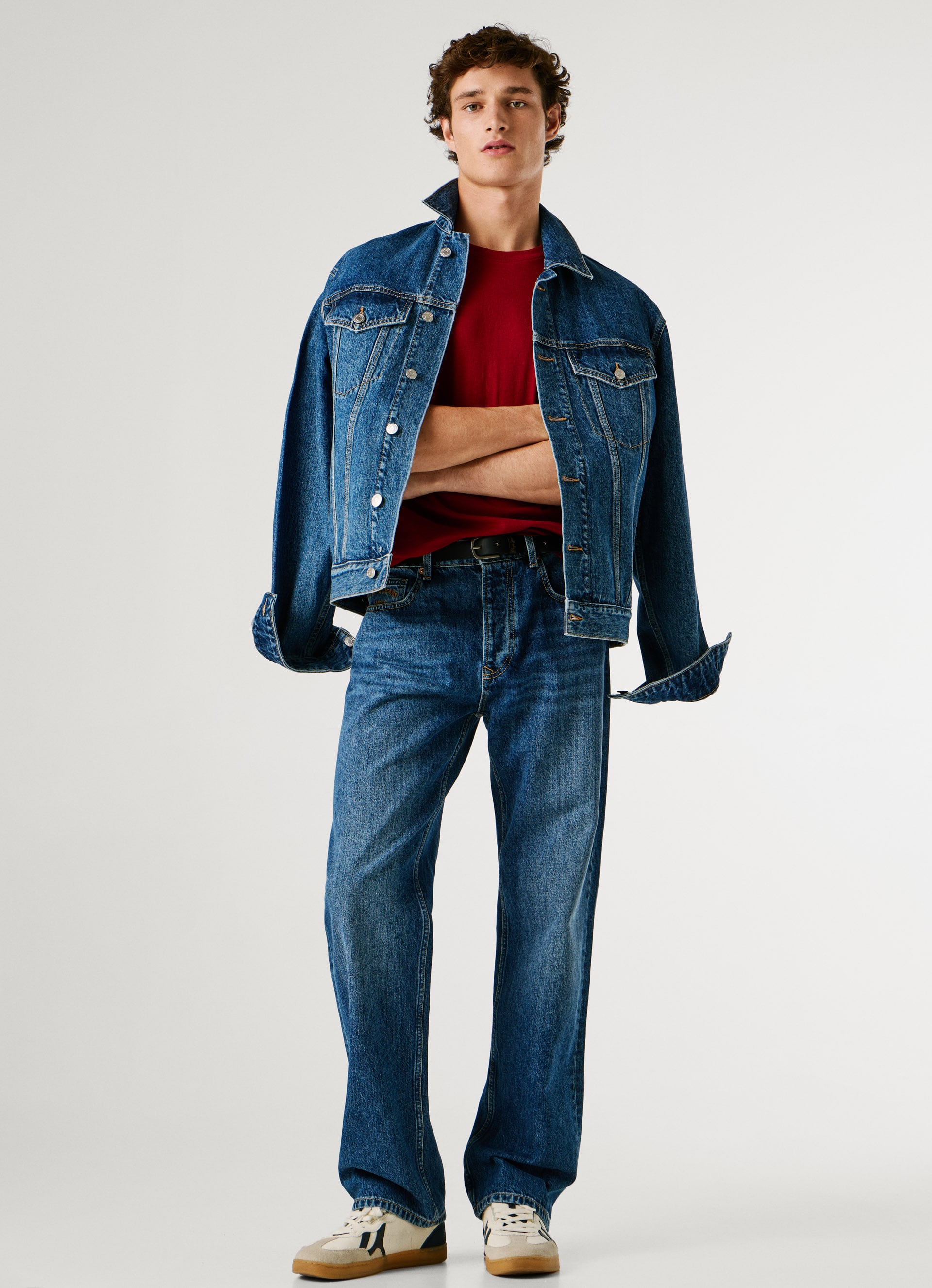 RELAXED FIT MID-RISE JEANS - BEXLEY | PepeJeans